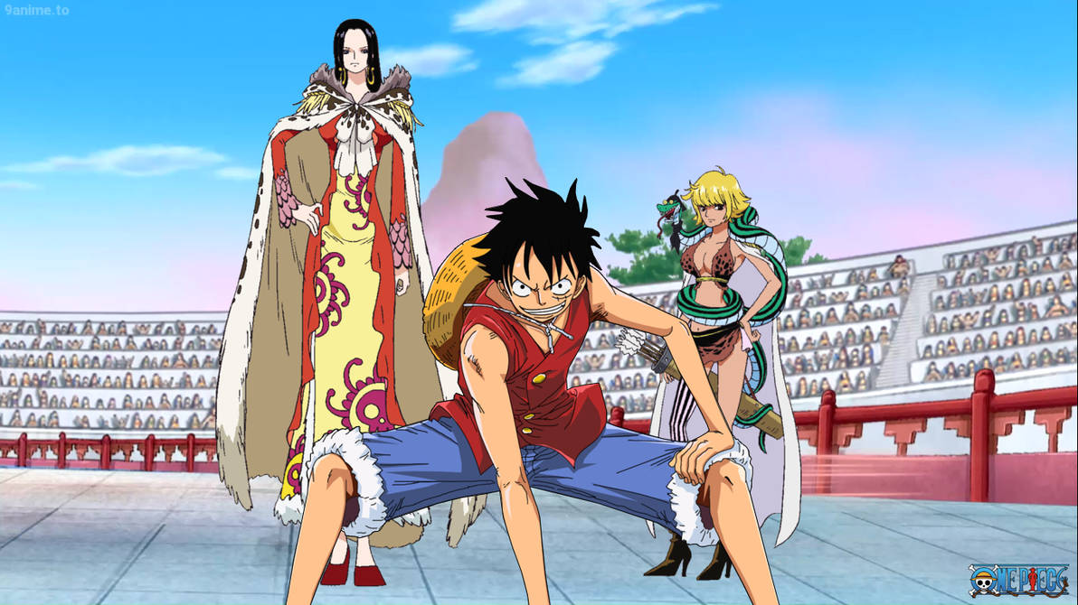 Luffy Hancock Marguerite Wallpaper By Drumsweiss On Deviantart
