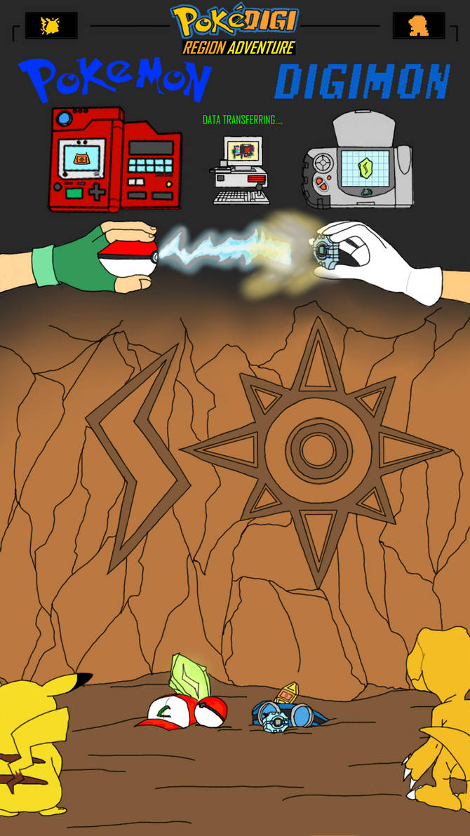 Pokemon Digimon Crossover Poster By AlternateVisionsGhxt On DeviantArt pokemon-digimon-crossover-poster-by-alternatevisionsghxt-on-deviantart