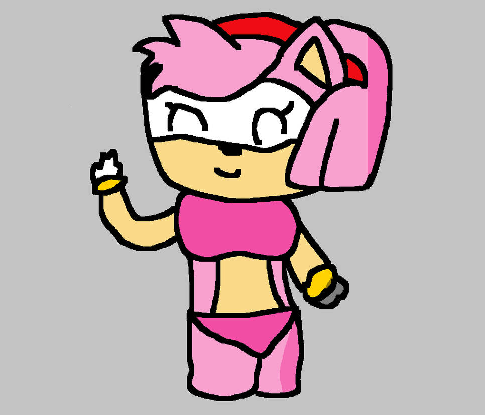 R Amy Rose Bikini By Lilcuppy2 On Deviantart