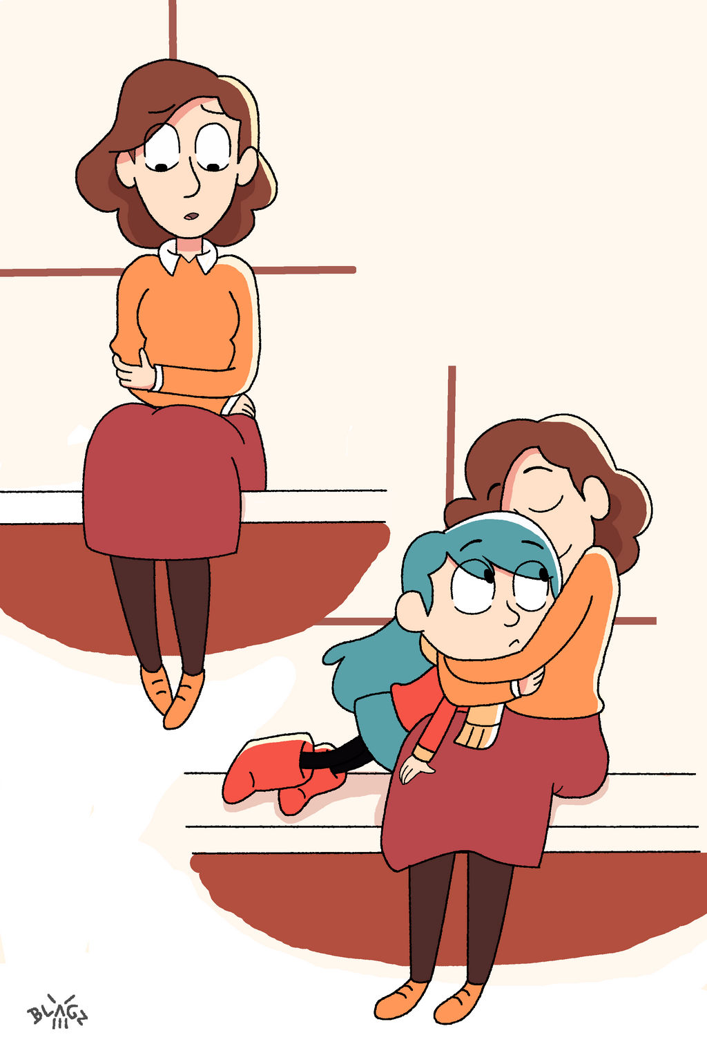 Hilda And Johanna By Blagzdeath On Deviantart