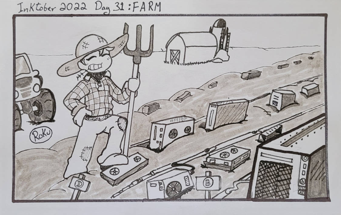 INKTOBER 2022 DAY 31: Farm by ROKU-HOKAGE on DeviantArt INKTOBER 2022 DAY 31: Farm by ROKU-HOKAGE on DeviantArt
