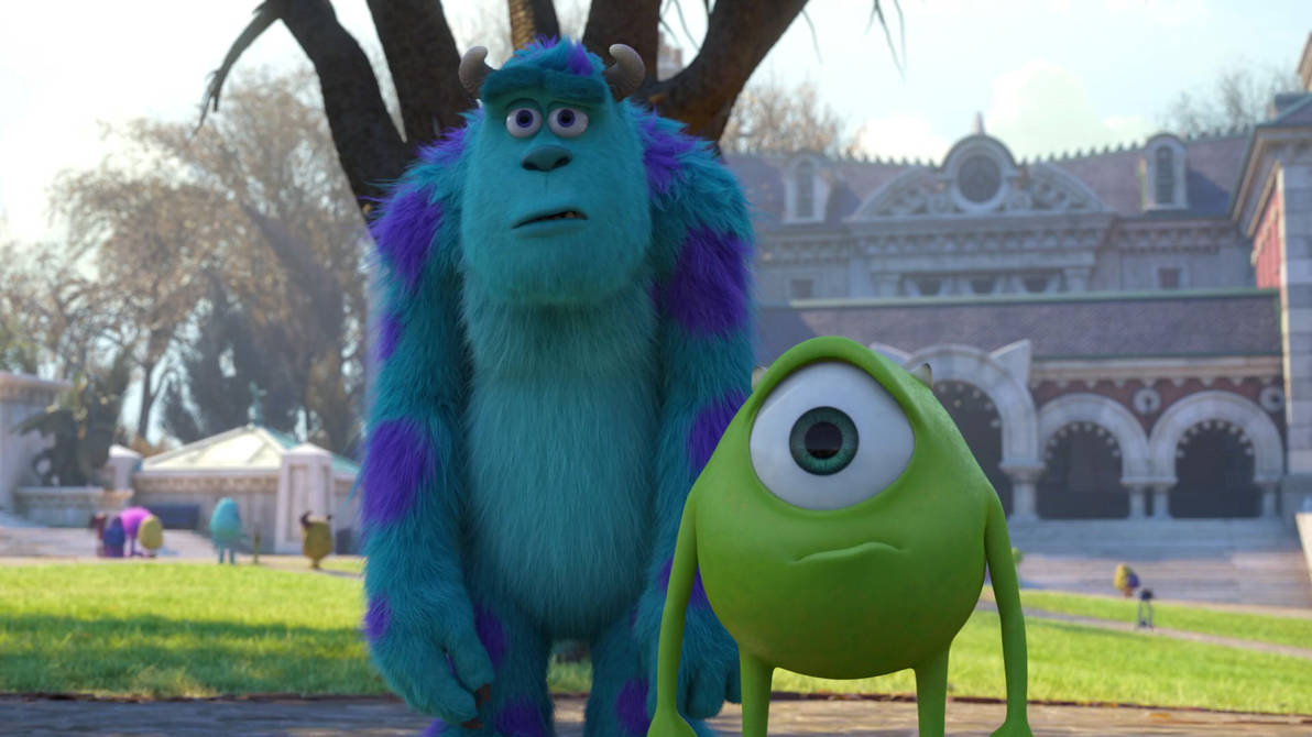Mike And Sully At College By Kade32 On Deviantart