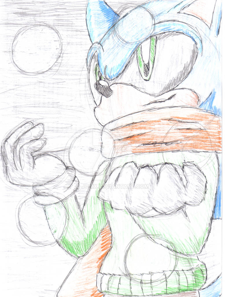 Sonic En La Nieve By Jcmx On Deviantart