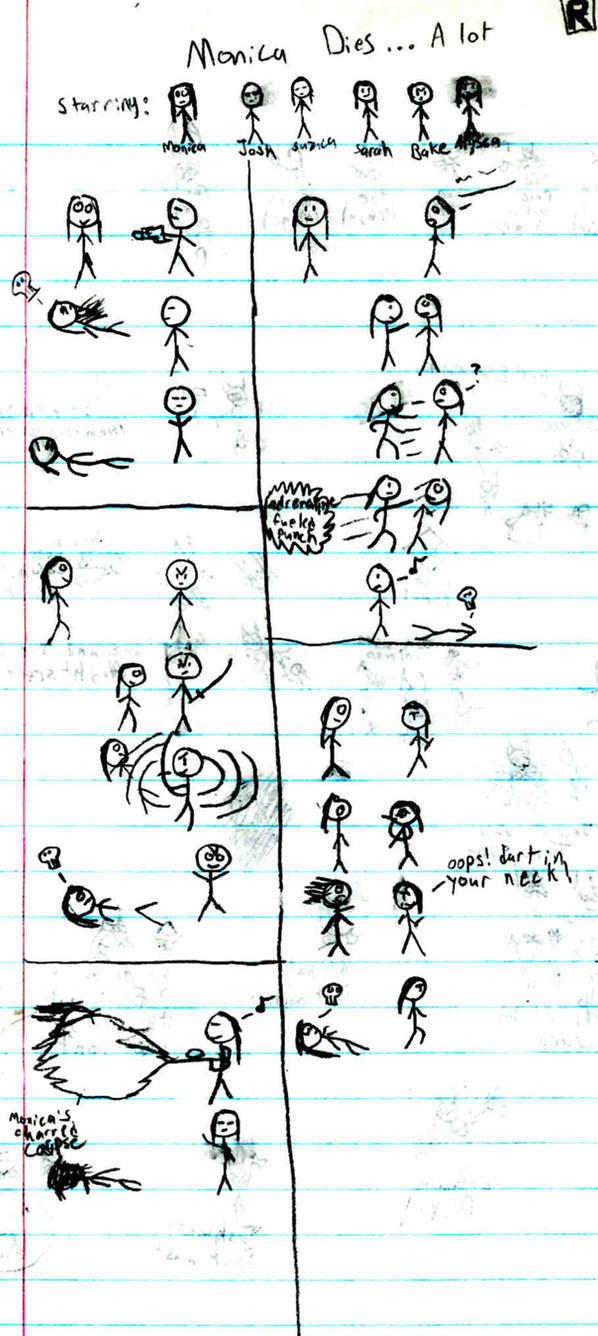 Monica Dies A Lot. by Stick-comix on DeviantArt