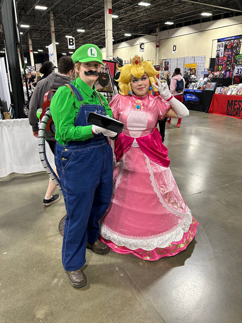Luigi And Princess Peach By Samanosuke89 On Deviantart