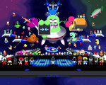 Astro Bot CPU Heist Mugen stage by ScepterDPinoy on DeviantArt