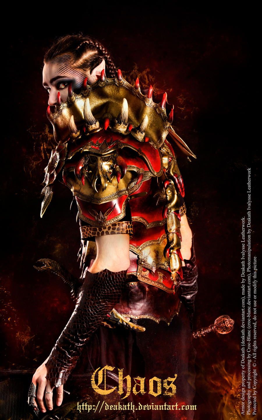 Chaos Male Armor By Deakath On Deviantart