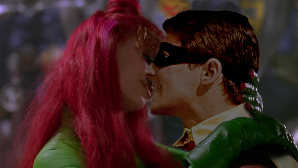 Poison Ivy Kisses Robin By Elephant883 On Deviantart