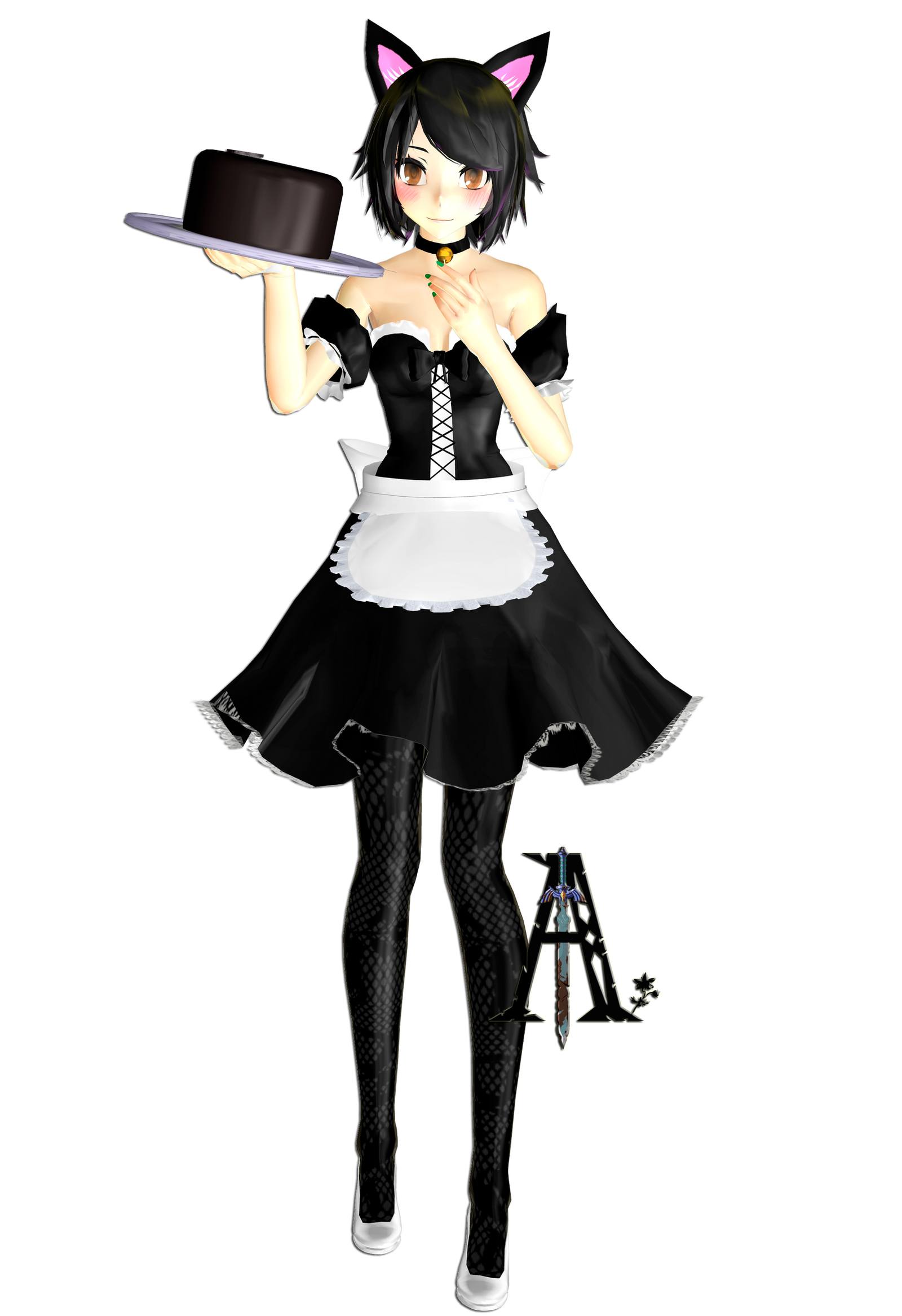 Neko Maid 3 By Xaleeee On Deviantart
