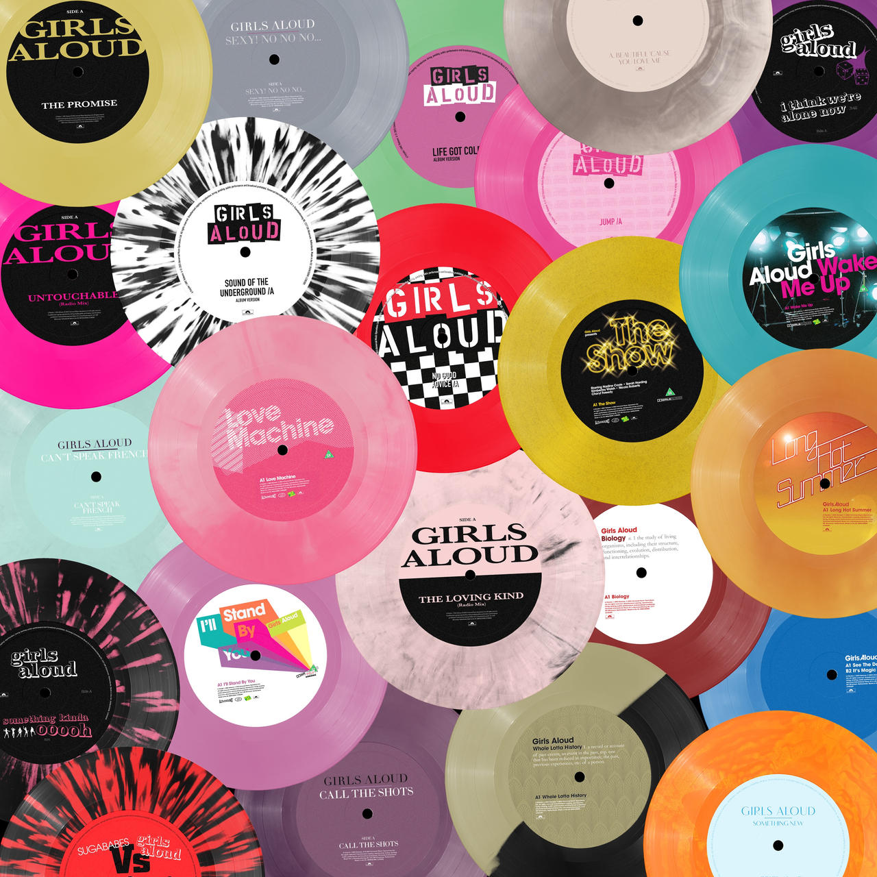 Girls Aloud The Singles Vinyl Boxset By Kallumlavigne On Deviantart