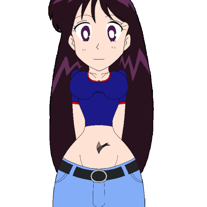 Rei Hinos Belly Button Bugged By Jokingbrianx On Deviantart