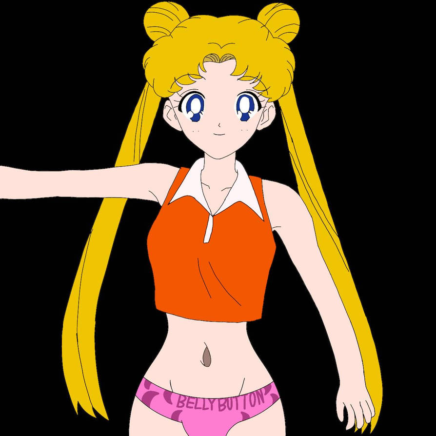Usagi Tsukinos Belly Button Is Adorable By Jokingbrianx On Deviantart