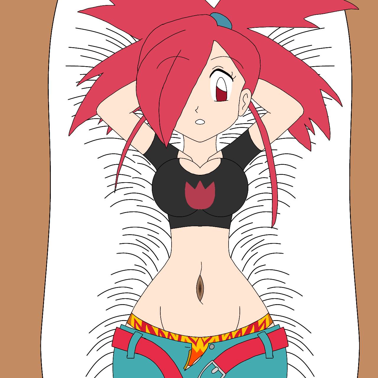 Flannerys Belly Button Pokmon By Jokingbrianx On Deviantart
