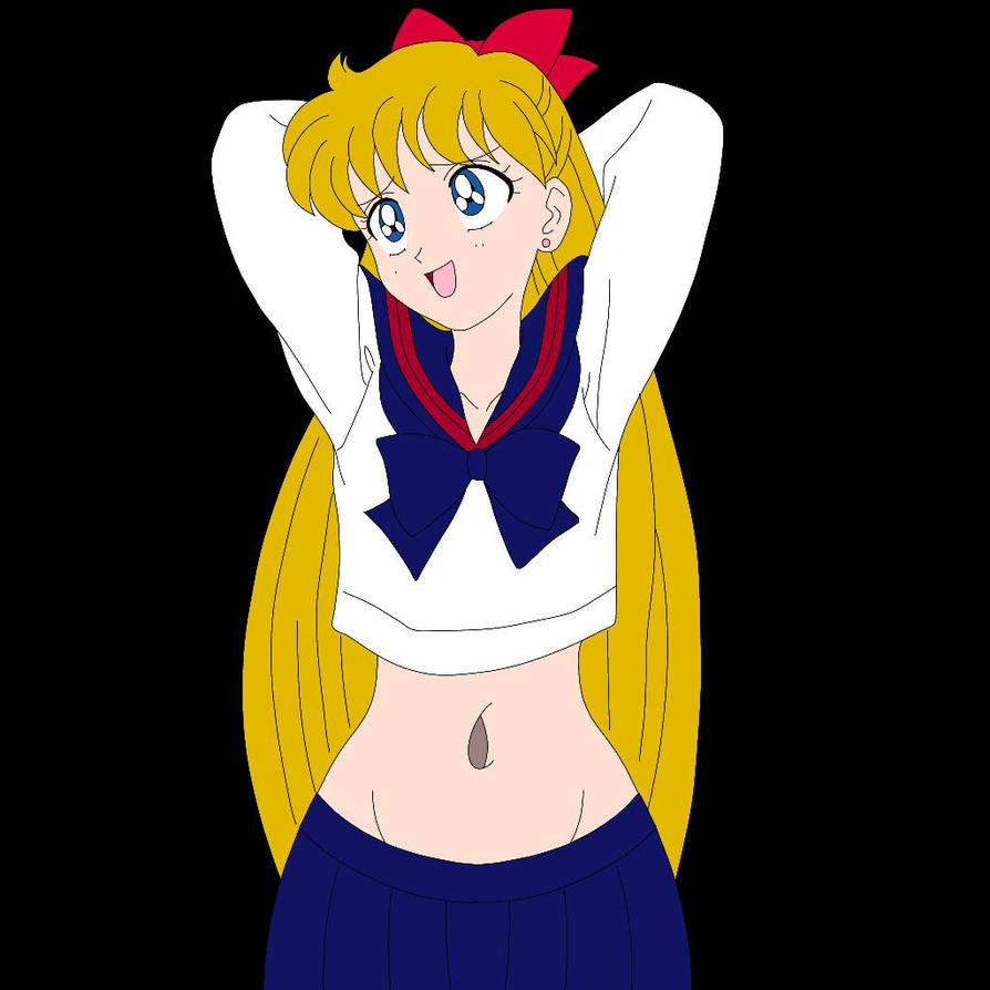 Minako Ainos Belly Button Cute By Jokingbrianx On Deviantart