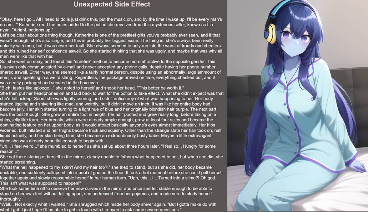 Unexpected Side Effect by Kiryu-Lia-nyan on DeviantArt Unexpected Side Effect by Kiryu-Lia-nyan on DeviantArt