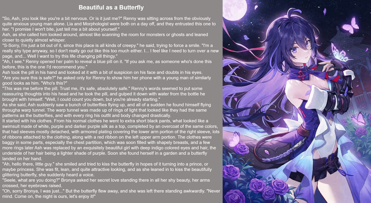 Beautiful As A Butterfly By Kiryu Lia Nyan On Deviantart