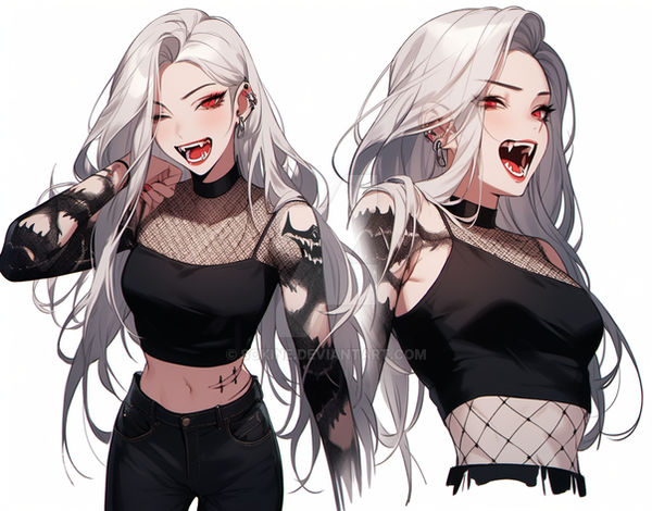 Open Punk Vampire Fantasy Adopt By Sokine On Deviantart