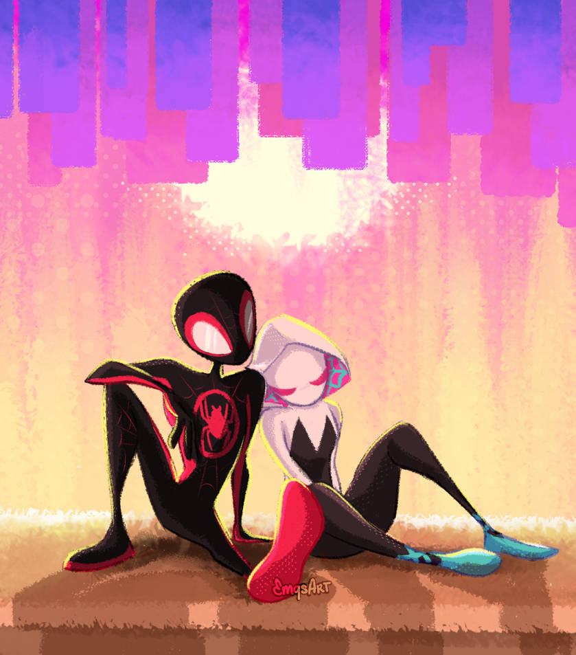 Miles And Gwen By Emqsart On Deviantart