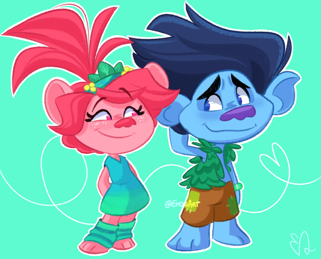 Poppy And Branch By Emqsart On Deviantart