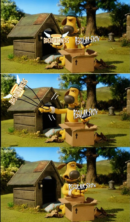Bitzer Hates Breadwinnersloves Regular Show By Noahishere18 On Deviantart