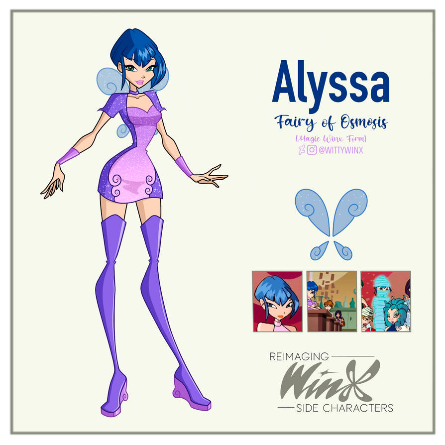Alyssa - Winx Side Character Concept by wittywinx on DeviantArt Alyssa - Winx Side Character Concept by wittywinx on DeviantArt