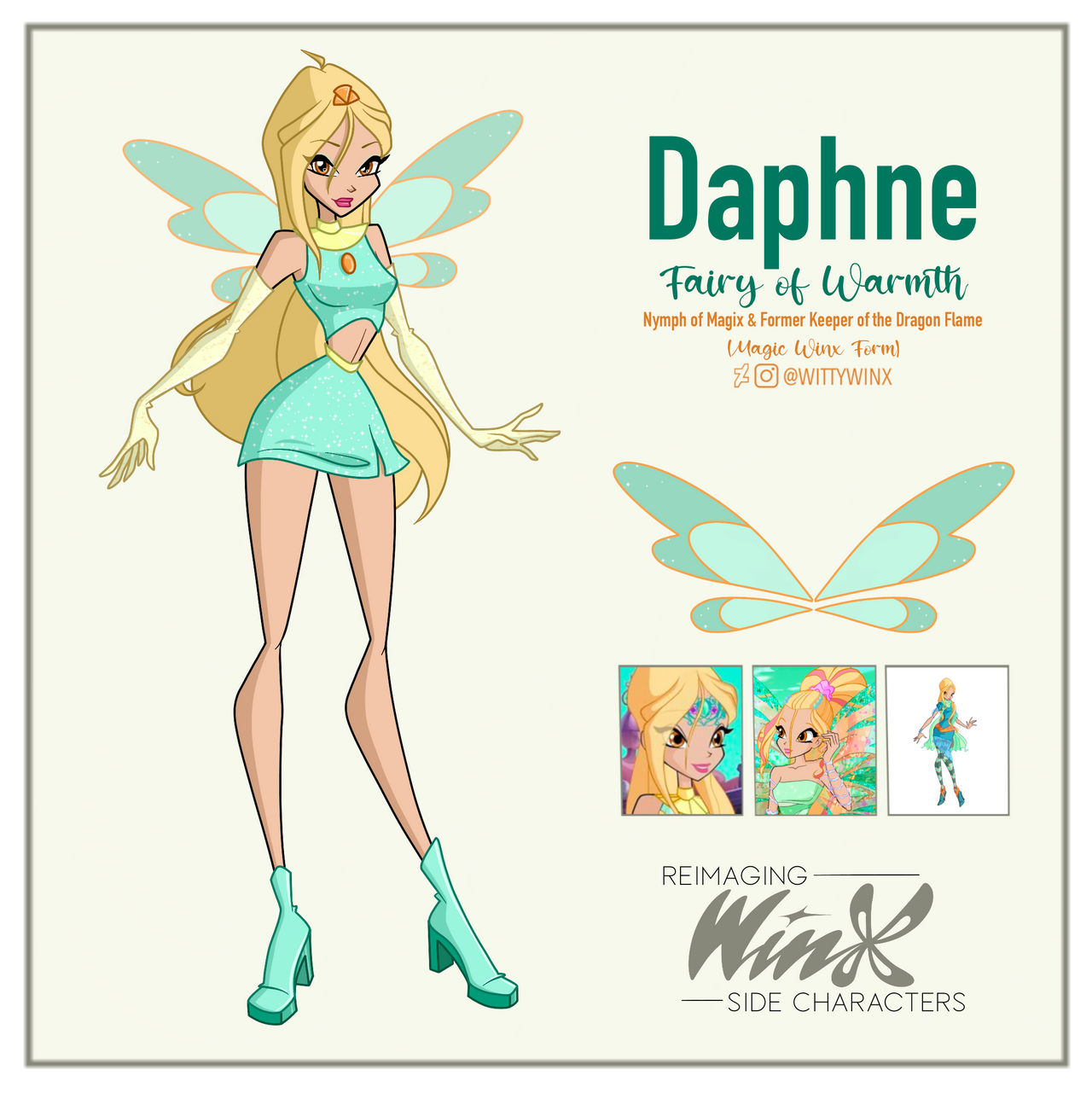 Daphne - Winx Side Character Concept by wittywinx on DeviantArt Daphne - Winx Side Character Concept by wittywinx on DeviantArt