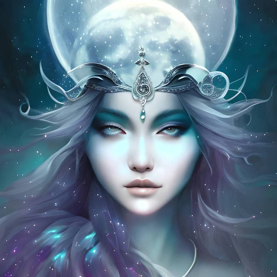Moon Goddess By Redeyedsuze On Deviantart