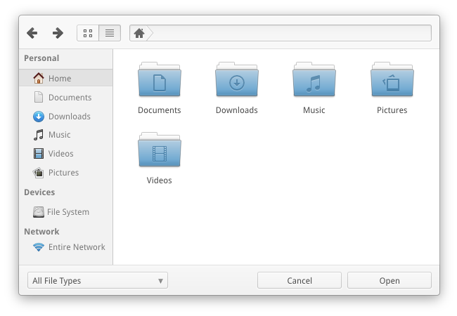 Open File Dialog By Danrabbit On Deviantart
