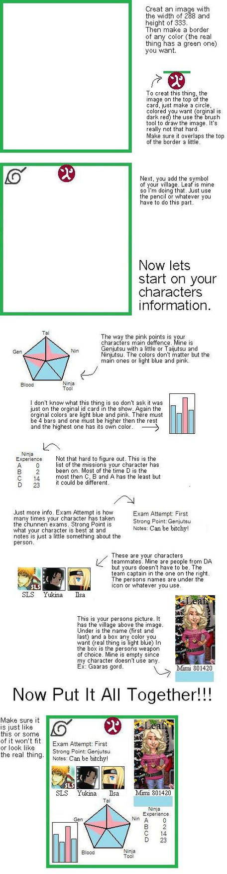 How To Make A Ninja Id Card by 801420 on DeviantArt