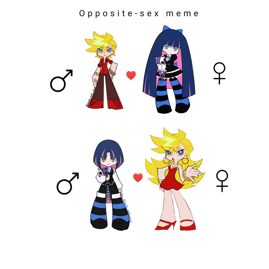 Opposite Sex Meme Panty And Stocking By Kawaiisanriofan On Deviantart