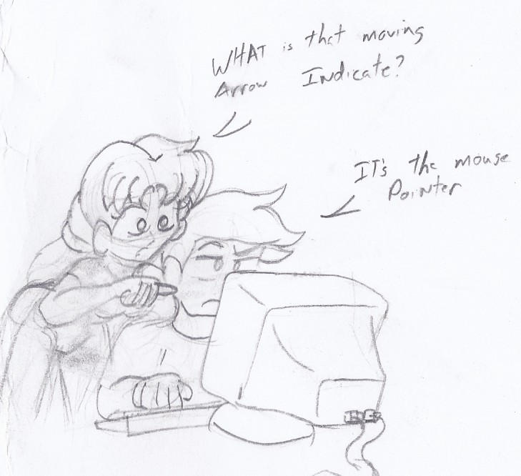 Sketch Honey Does Not Understand Computers By Cdrudd On Deviantart