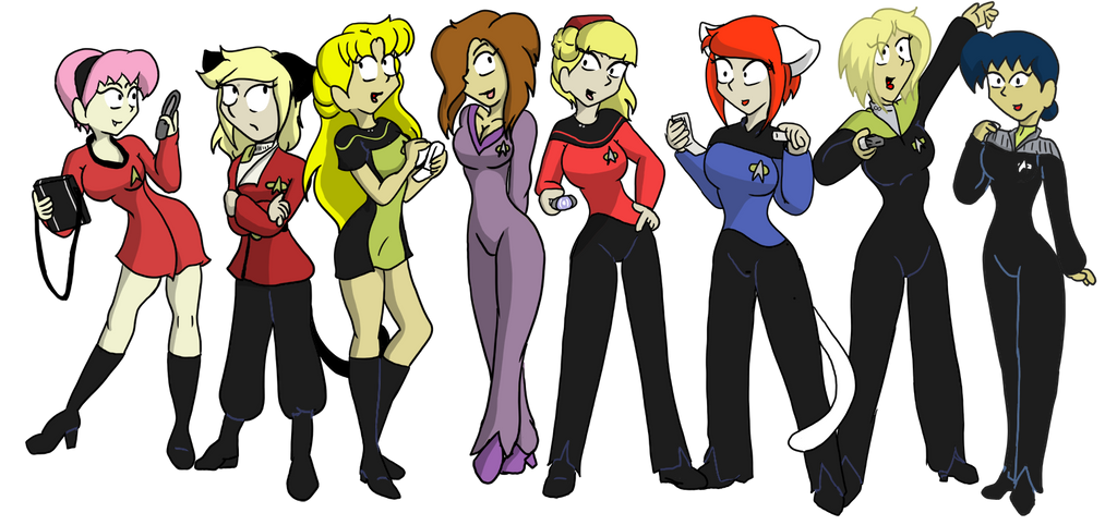 Star Trek Uniforms By Cdrudd On Deviantart