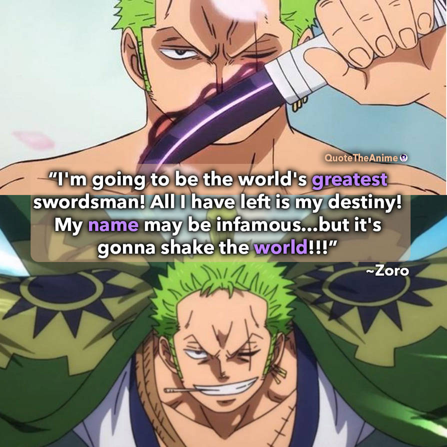 Zoro Quotes One Piece By QuoteTheAnime On DeviantArt zoro-quotes-one-piece-by-quotetheanime-on-deviantart