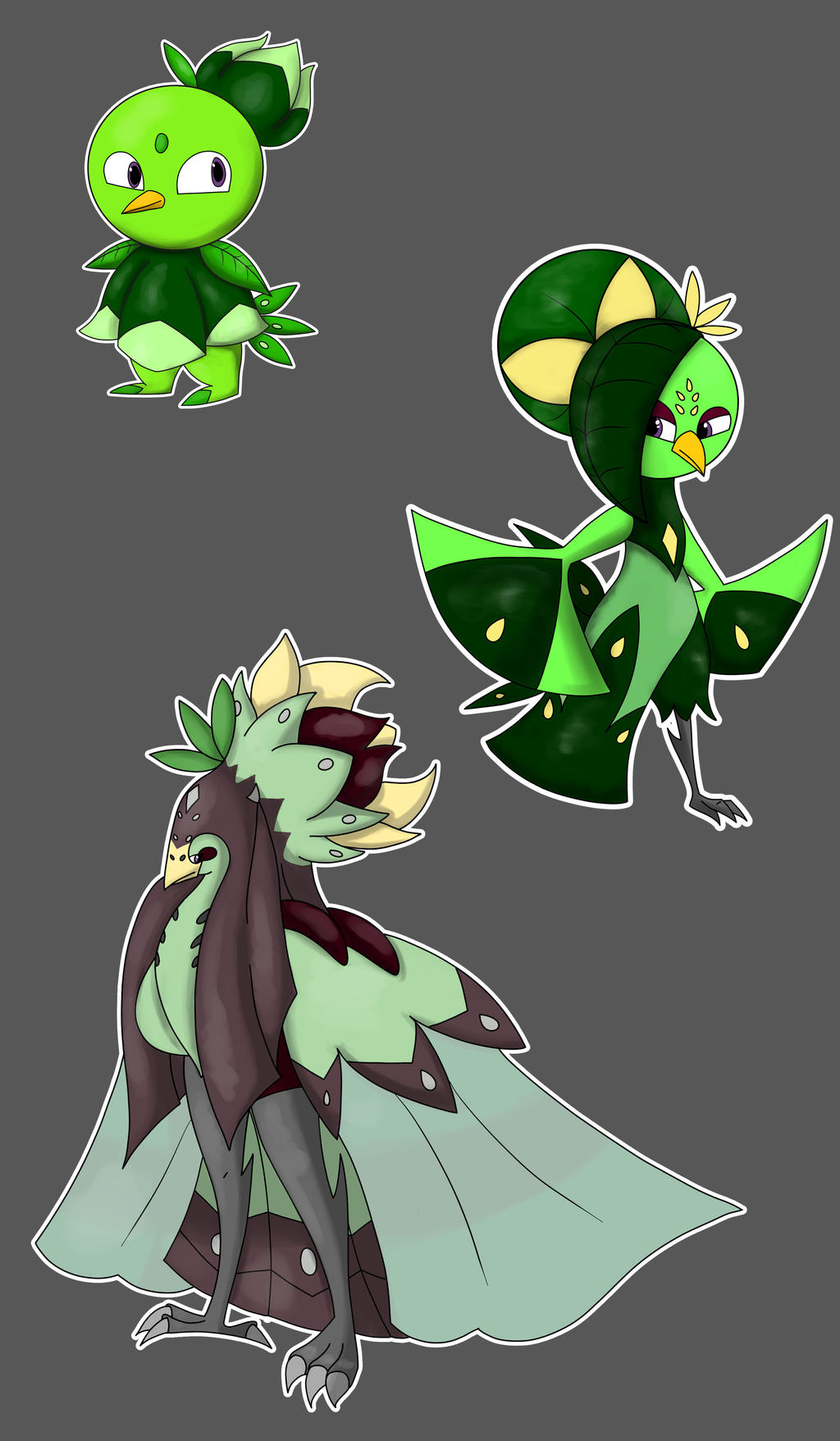 Fakemon Grass Starter By Bearmations On Deviantart