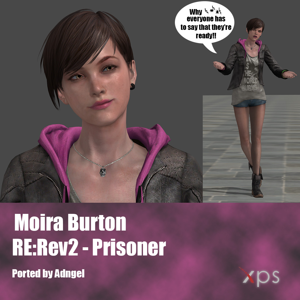 Moira Burton RE:Rev2 Prisoner by Adngel on DeviantArt Moira Burton RE:Rev2 Prisoner by Adngel on DeviantArt