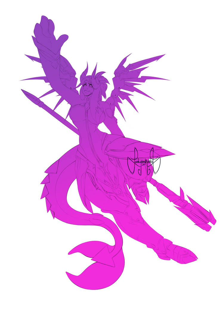 Commission Mercy Cosplay Lineart By Junkyardrabbit On Deviantart