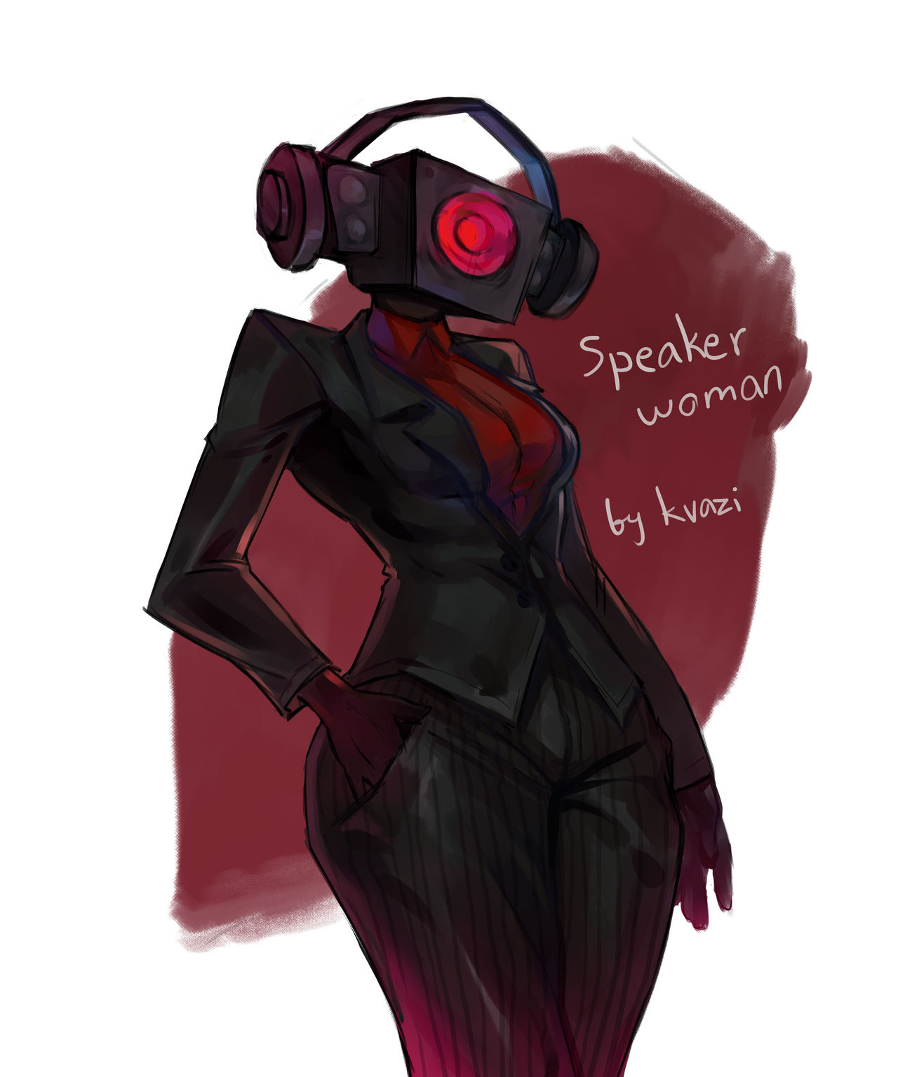 Speakerwoman Skibidi Toilets By Kvazi Art On Deviantart