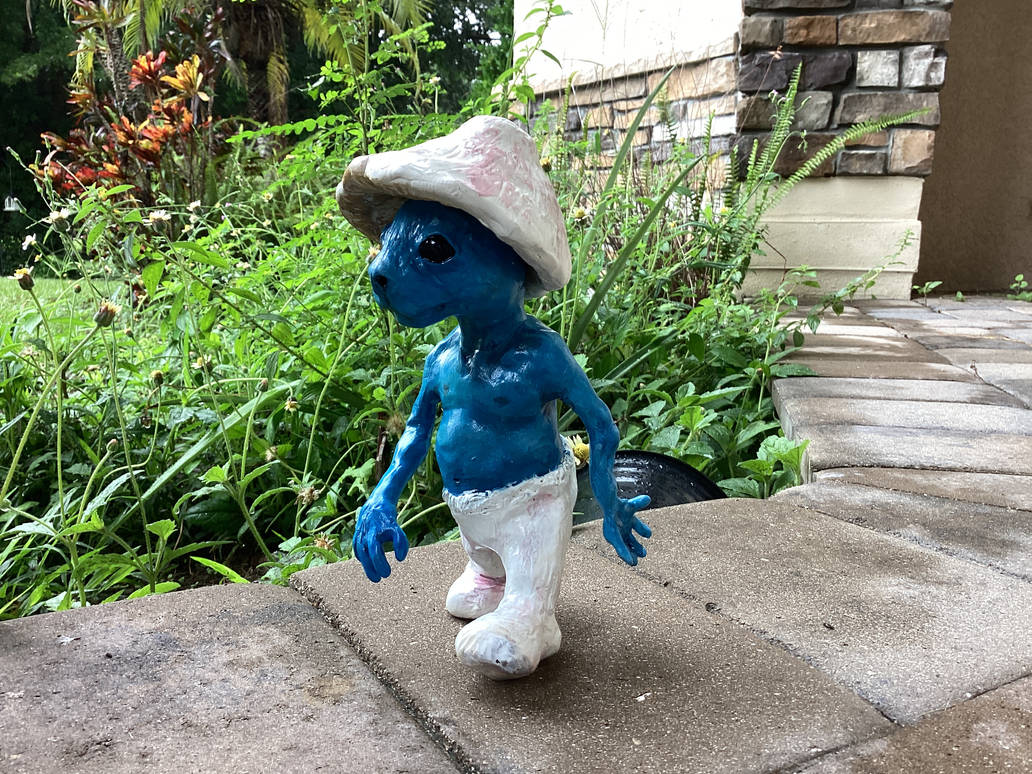 Smurf Cat Meme Sculpture By Regulartreecrhistmas On Deviantart