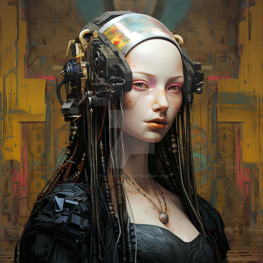 Cyberpunk Mona Lisa by TheAlchemi4st on DeviantArt Cyberpunk Mona Lisa by TheAlchemi4st on DeviantArt