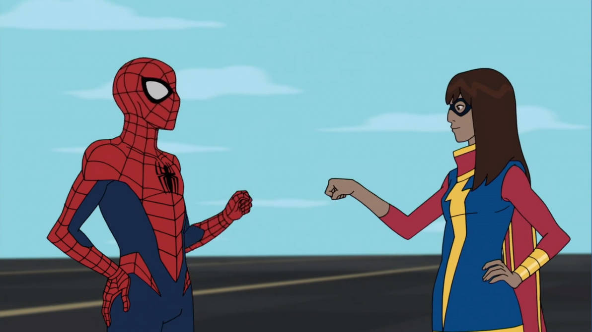 Spider Man And Ms Marvel Are Cool By Alvaxerox On Deviantart