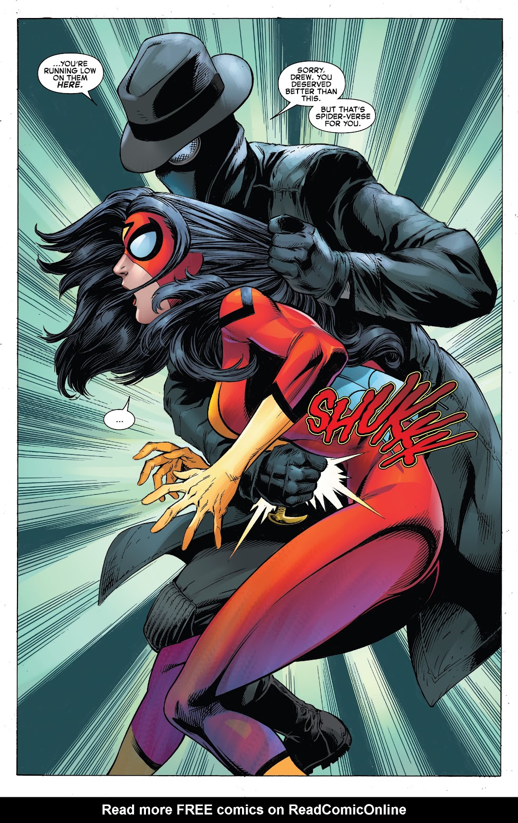 Spider Man Noir Kills Spider Woman By Alvaxerox On Deviantart