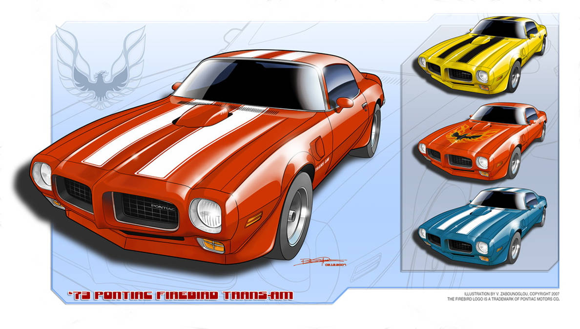 '73 Firebird TransAm by nailgungfx on DeviantArt