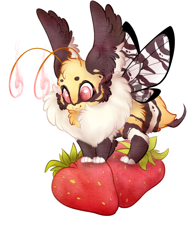 Pixie Puff Strawberry Bumble By Daffupanda On Deviantart