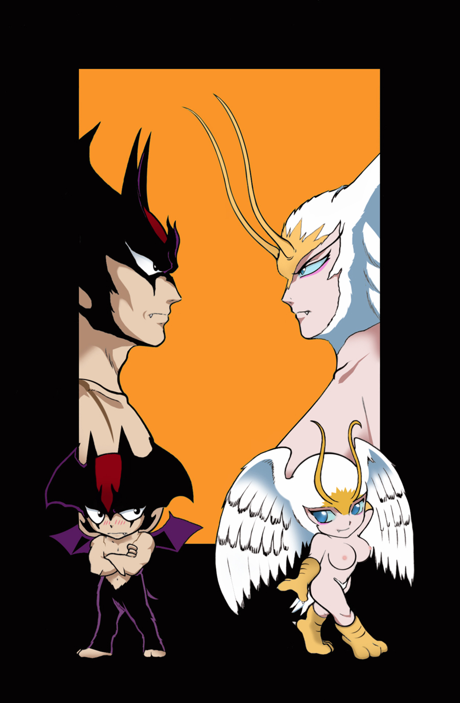 Devilman and Sirenu II by ShampooNeko on DeviantArt