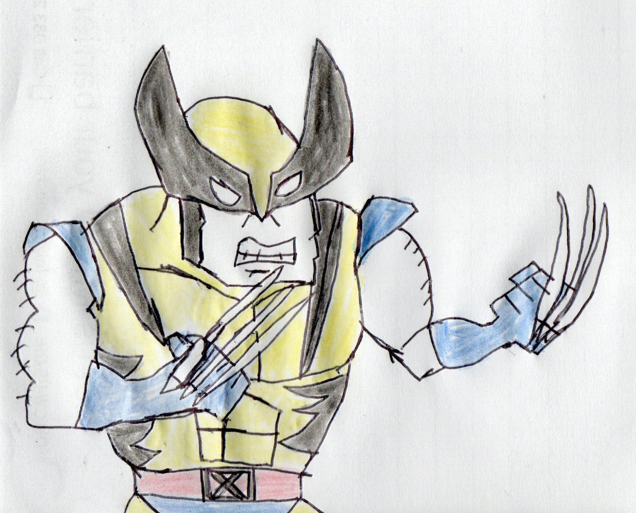 My Wolverine (attempt) Drawing by AdammanZero on DeviantArt My Wolverine (attempt) Drawing by AdammanZero on DeviantArt