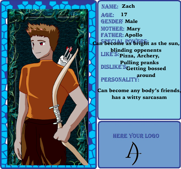 Zach Percy Jackson Oc By Buttzerk On Deviantart