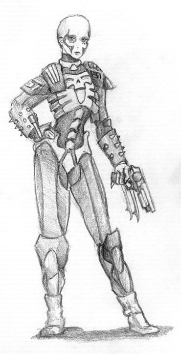 Psi Stalker in her Gear by bdunn1342 on DeviantArt