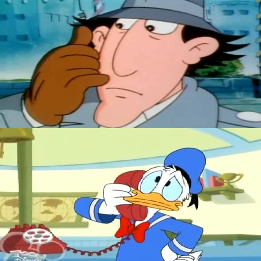 Inspector Gadget Calls Donald Duck By Daniysusamigos On Deviantart