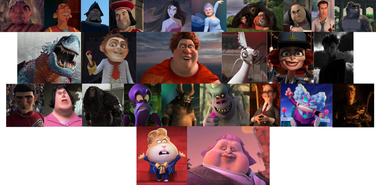 Dreamworks Villains How Fearsome And Humorous By 340796242 On Deviantart