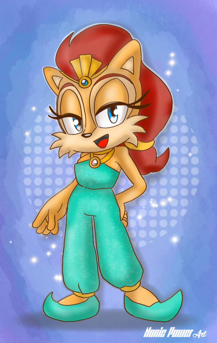 Princess Sally The Acorn By Nonic Power By Nonicpower On Deviantart